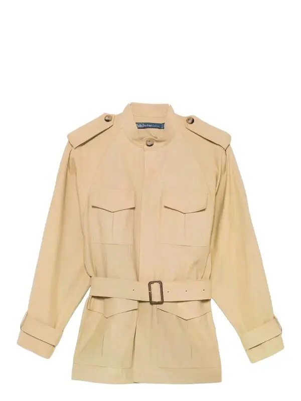 Polo Ralph Lauren Belted Military Jacket - Neutrals