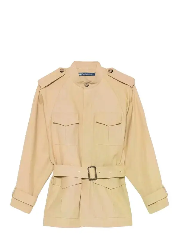 Polo Ralph Lauren Belted Military Jacket - Neutrals