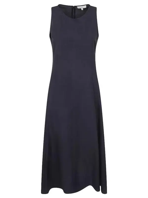 Antonelli Firenze Sleeveless Flared Dress - Black