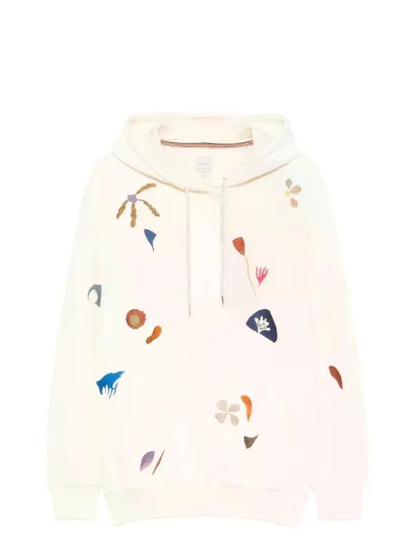 Paul Smith Embroidered Hoodie - Neutrals