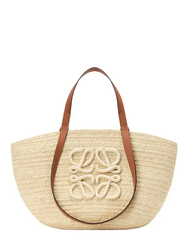 Loewe X Paula’s Ibiza Medium Eclipse Basket Bag - Beige