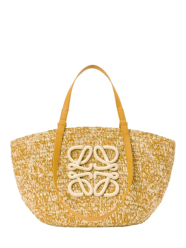 Loewe X Paula's Ibiza Medium Eclipse Basket Bag - Yellow