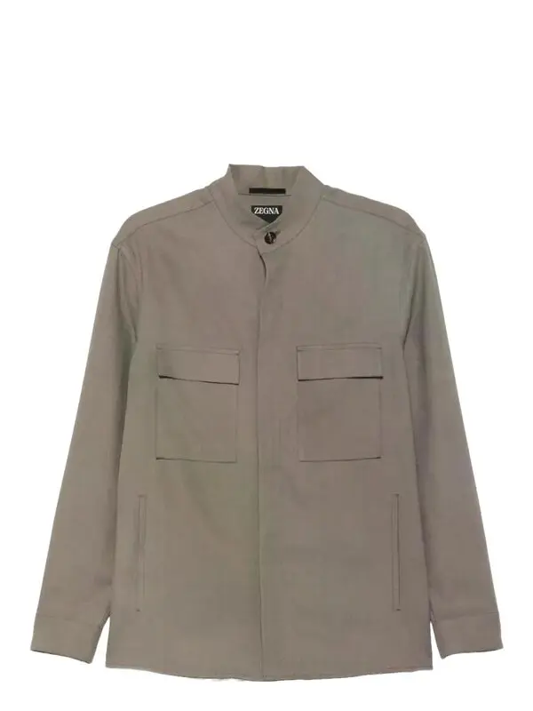 Zegna Flap-pockets Shirt Jacket - Green