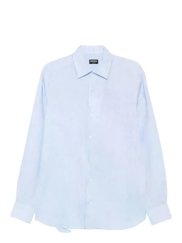 Zegna Linen Shirt - Blue