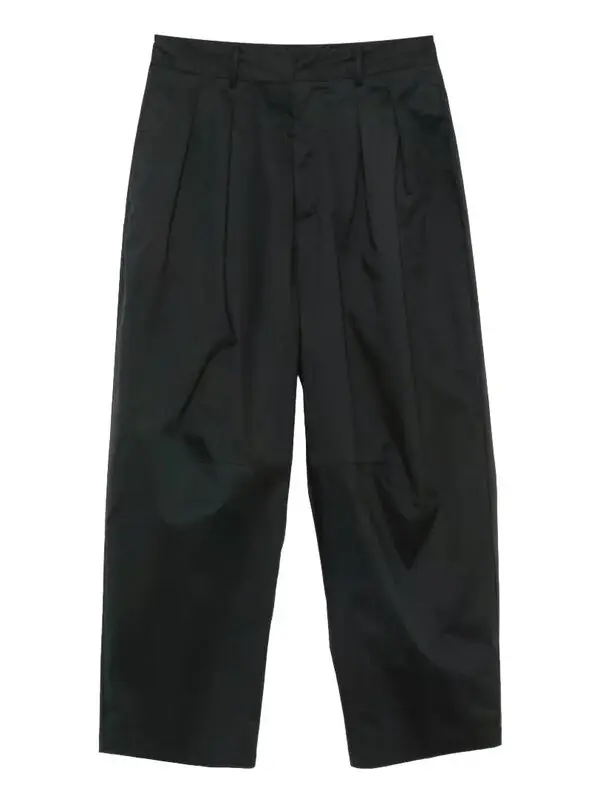 Liviana Conti Phyllis Belt-loops Trousers - Black