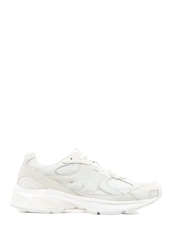 Comme Des Garçons X New Balance Panelled Leather Sneakers - Neutrals