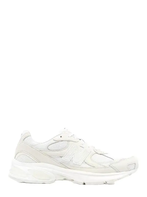 Comme Des Garçons X New Balance Panelled Leather Sneakers - Neutrals