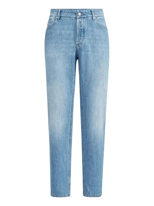 Brunello Cucinelli Lightweight Straight Jeans - Blue