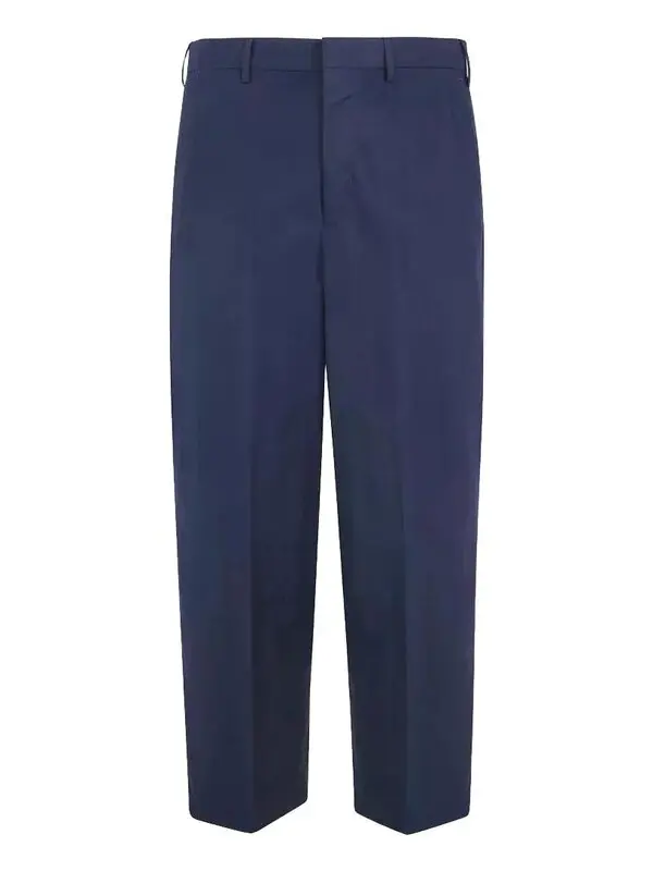 PT TORINO Pressed-crease Trousers - Blue