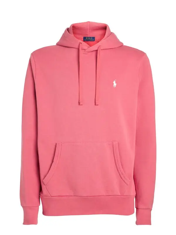 Polo Ralph Lauren Cotton Loopback Fleece Hoodie - Red