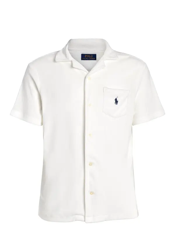 Polo Ralph Lauren Cotton Terry Short-sleeve Shirt - White