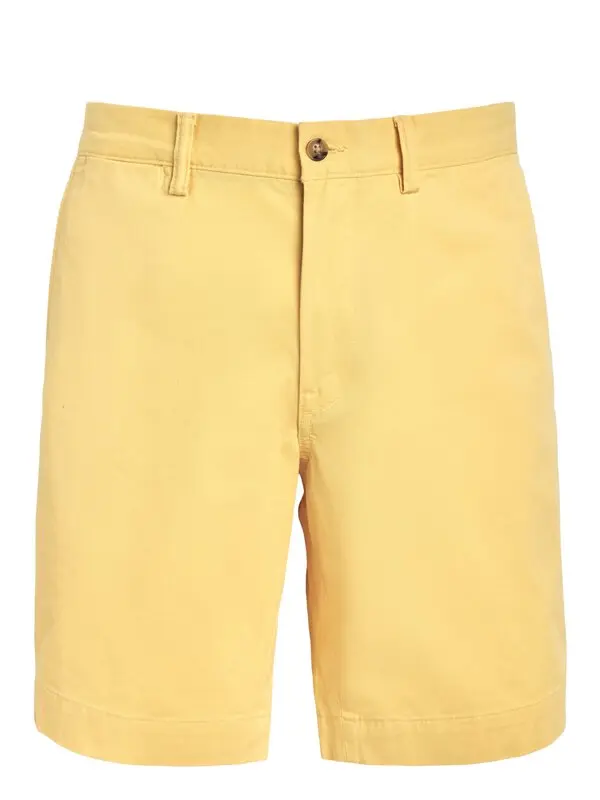 Polo Ralph Lauren Stretch-cotton Bedford Shorts - Yellow