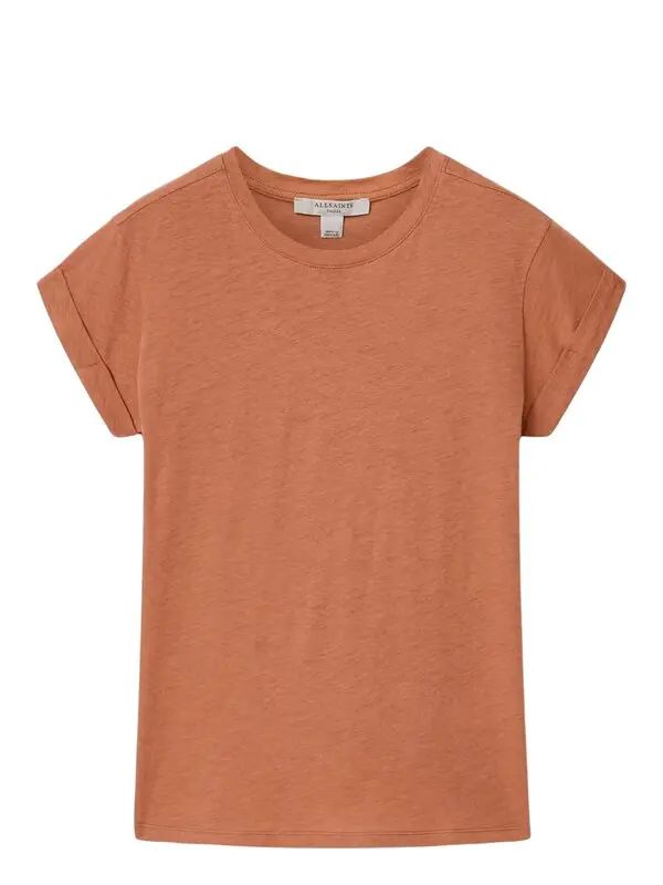 ALLSAINTS Organic Cotton Anna T-shirt - Brown