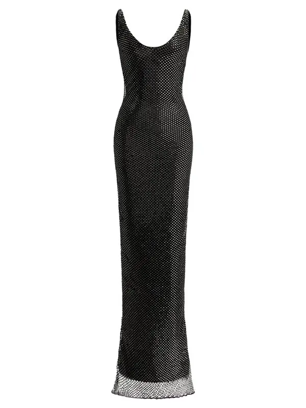 Ralph Lauren Lamé Jeramiah Gown - Black