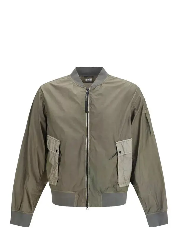 C.P. COMPANY Bi-tm Bomber Jacket - Green