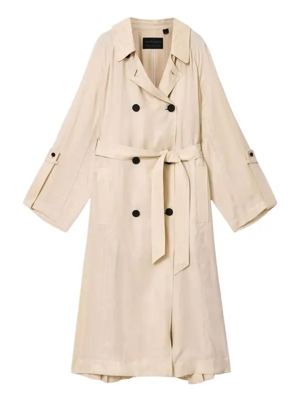 ALLSAINTS Lizie Trench Coat - White