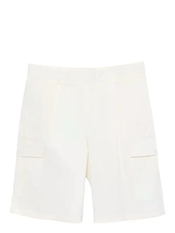 Tagliatore Pleated Cargo Shorts - Neutrals