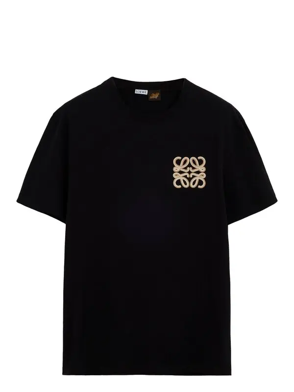 Loewe X Paula's Ibiza Anagram Relaxed T-shirt - Black