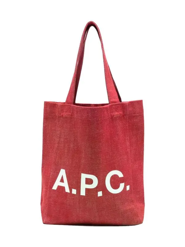 A.p.c. Small Lou Tote Bag - Red