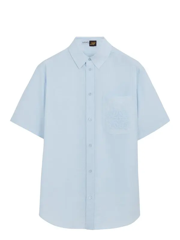 Loewe X Paula’s Ibiza Anagram Shirt - Blue
