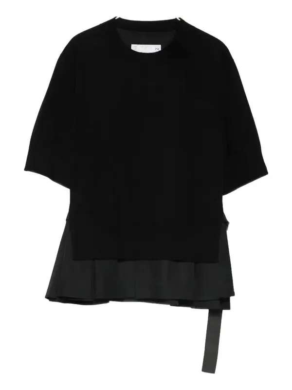 Sacai Paneled Top - Black