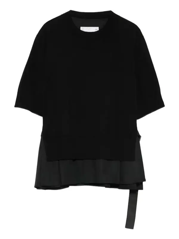 Sacai Paneled Top - Black