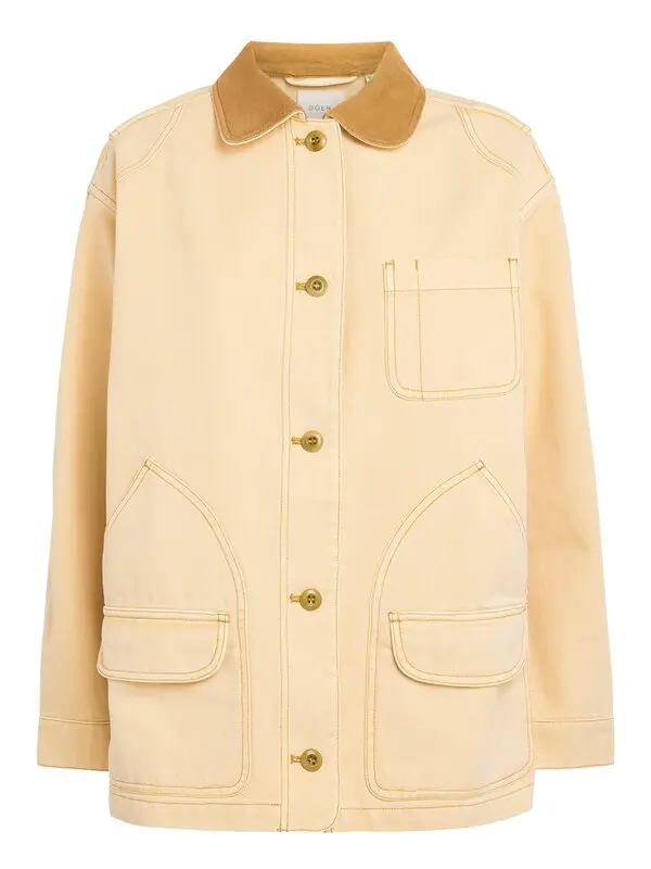 DÔEN Cotton Pascual Barn Jacket - Yellow