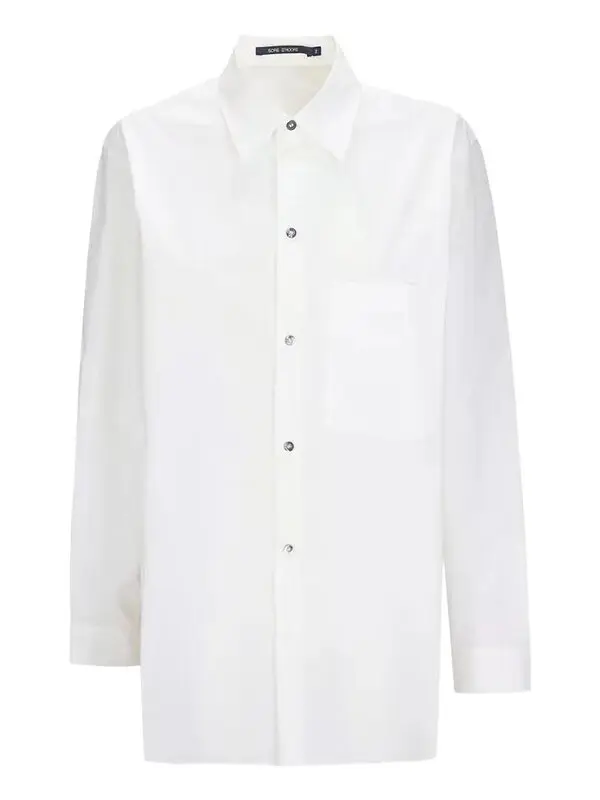 Sofie D'hoore Patch-pocket Long-sleeve Shirt - White