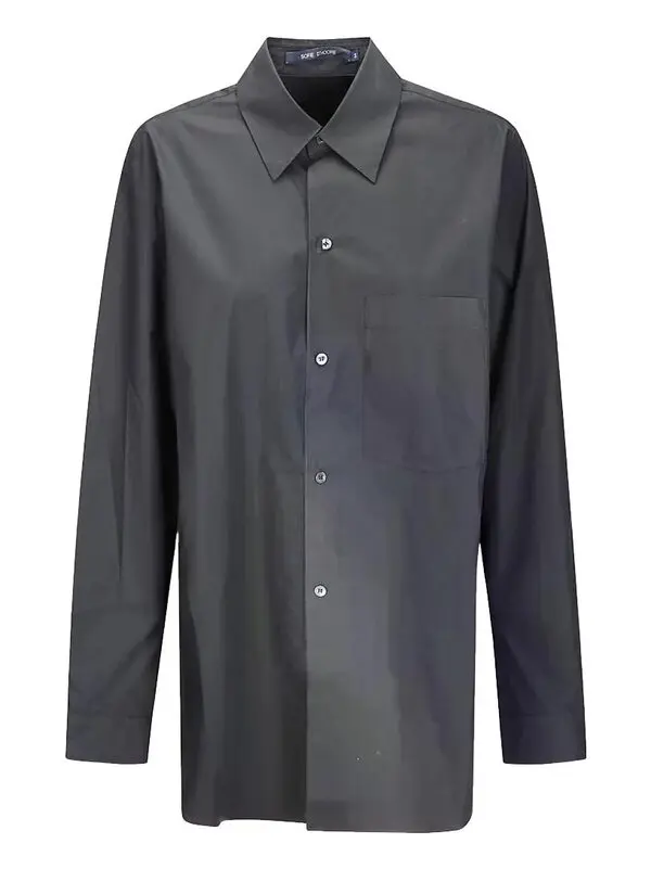 Sofie D'hoore Chest-pocket Long-sleeved Shirt - Black