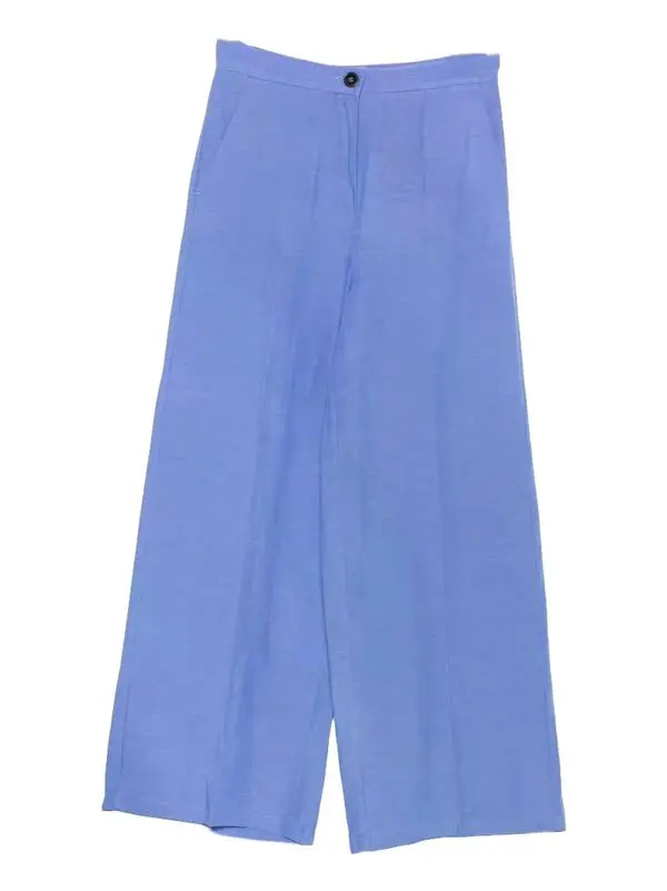Marella Wide-leg Trousers - Blue