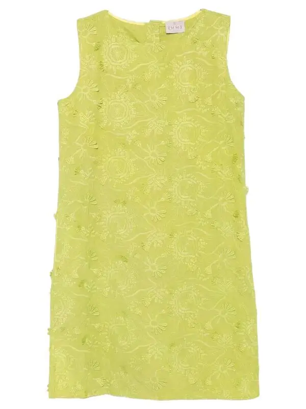 Marella Floral-embroidered Mini Dress - Green