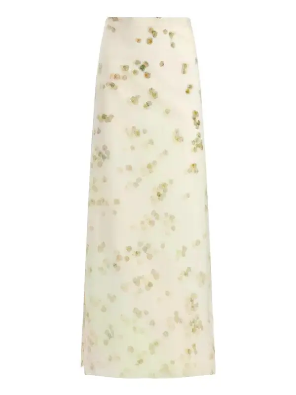Altuzarra Printed Skirt - White