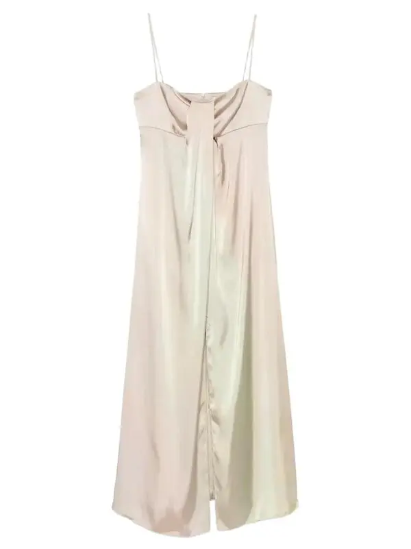 Marella Knot-detail Maxi Dress - Neutrals
