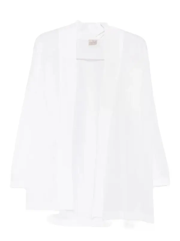 Marella Open-front Cardigan - White