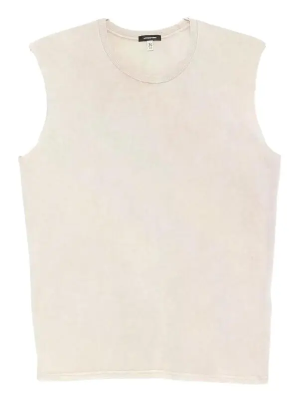 R13 Sleeveless T-shirt - Neutrals