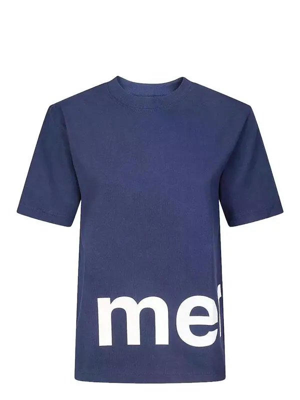 MERIPPA Logo-print T-shirt - Blue