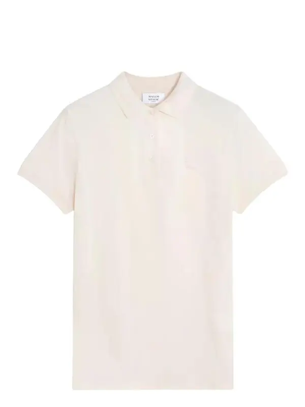 Maison Kitsuné Fox-patch Polo Shirt - Pink