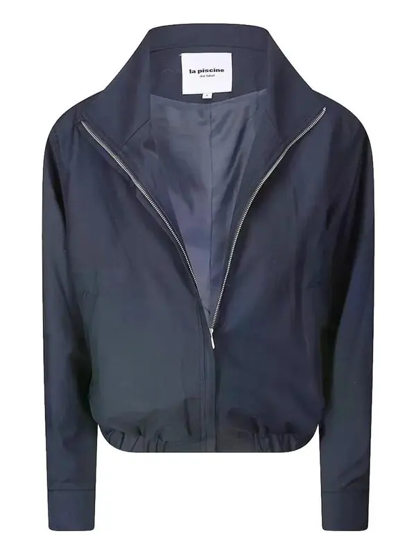 LA PISCINE Zip-up Bomber And Top Set - Blue
