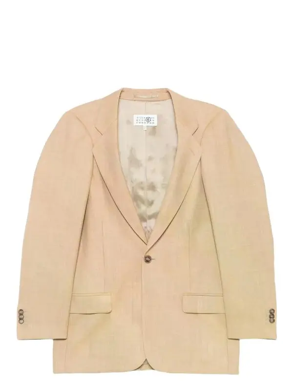 MAISON MARGIELA Single-breasted Blazer - Neutrals