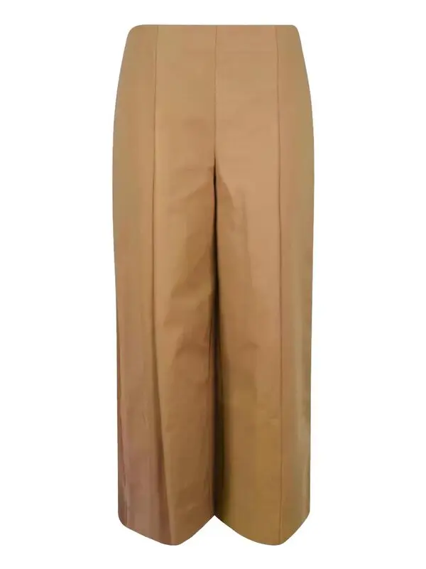 Simkhai Pressed-crease Wide-leg Trousers - Neutrals