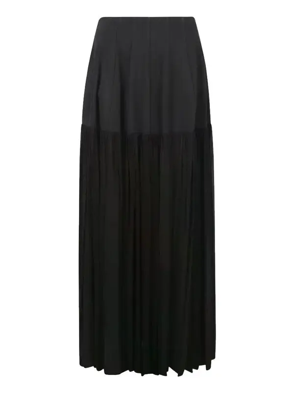 Simkhai Saryn Draped Jersey Skirt - Black
