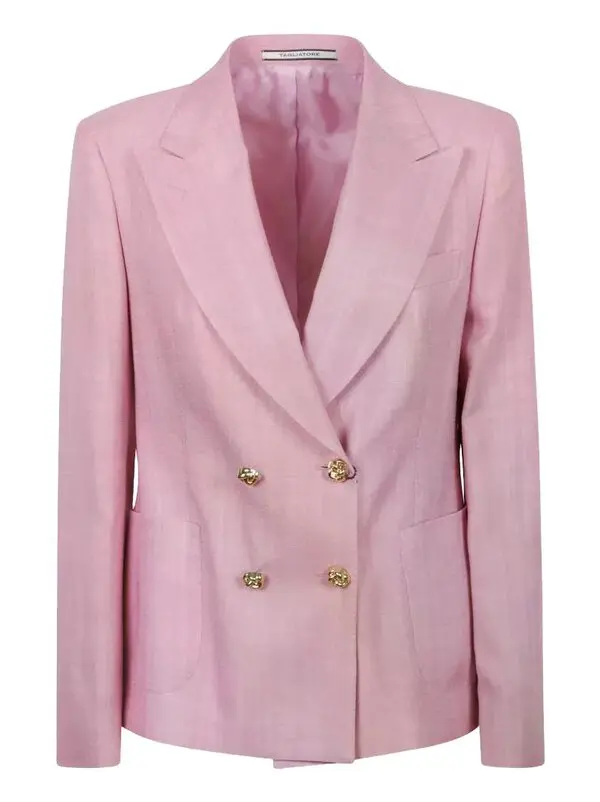 Tagliatore Double-breasted Blazer - Pink