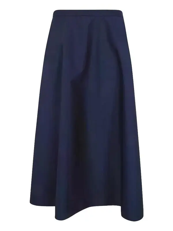 Liviana Conti A-line Midi Skirt - Blue