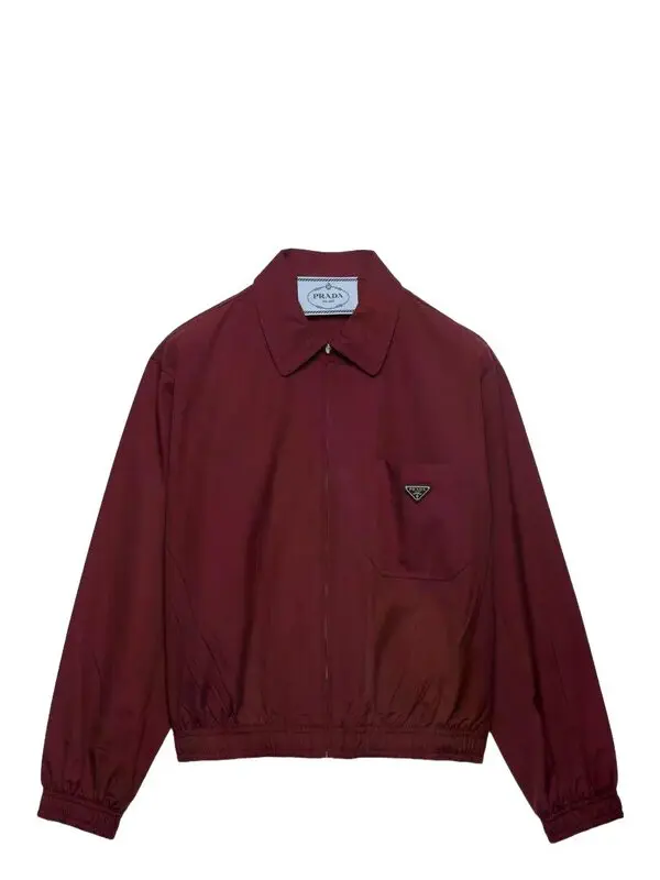 Prada Poplin Jacket - Red