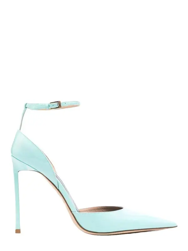 TOM FORD Ankle-strap Leather Pumps - Blue