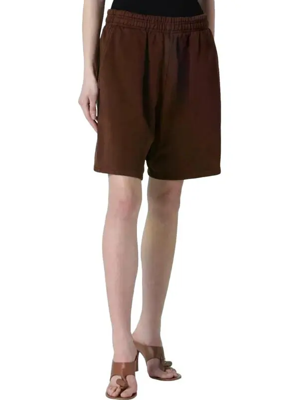 ENTIRE STUDIOS Elasticated-waistband Shorts - Brown