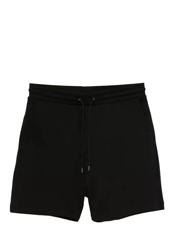 Michael Kors Drawstring Logo-patch Shorts - Black