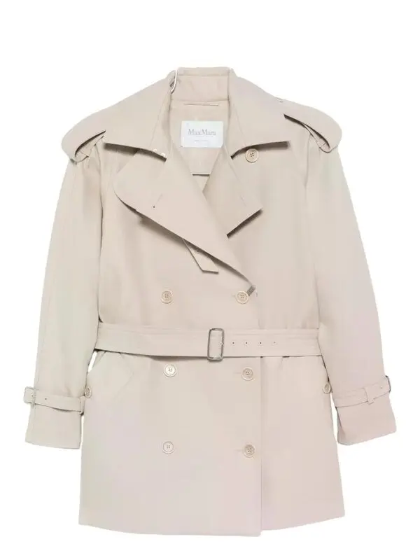 Max Mara Cotton Trench Coat - Neutrals