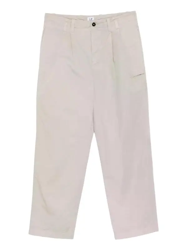 C.P. COMPANY Pleated Trousers - Neutrals