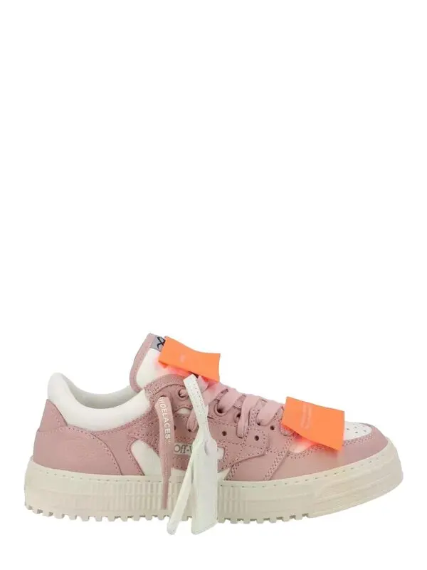 Off-White Panelled Sneakers - Pink
